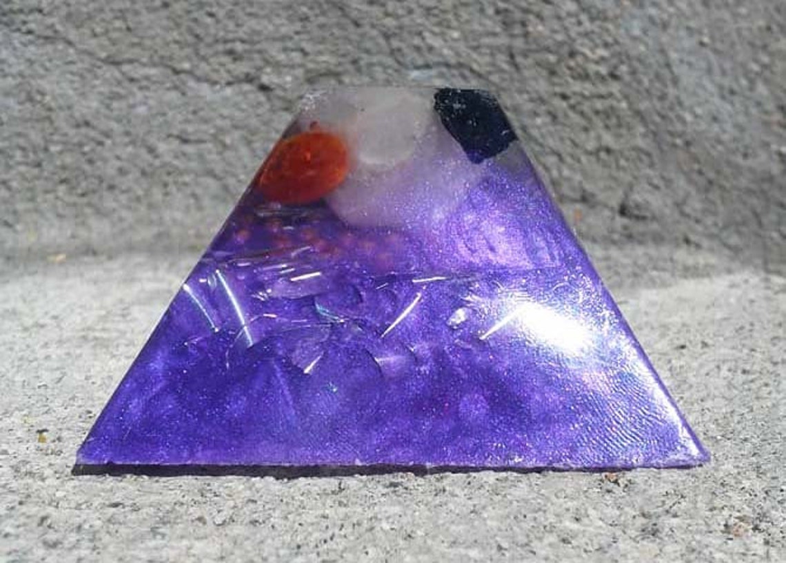 Orgone Energy Ziggurat Pyramid Bionized Rose Quartz Reiki | Etsy