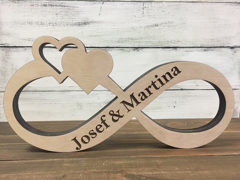Infinity Name Sign Table Decorations for Wedding Gift for Valentines ...