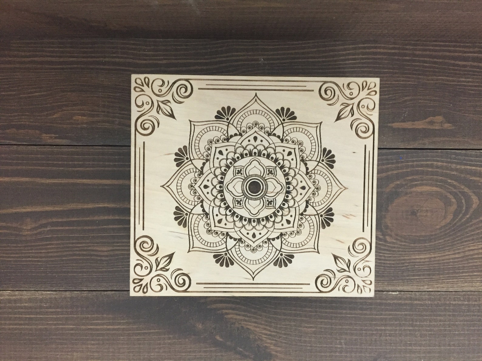 Gift Box Casket Wooden Box Natural Wood Tarot Box Engraved - Etsy