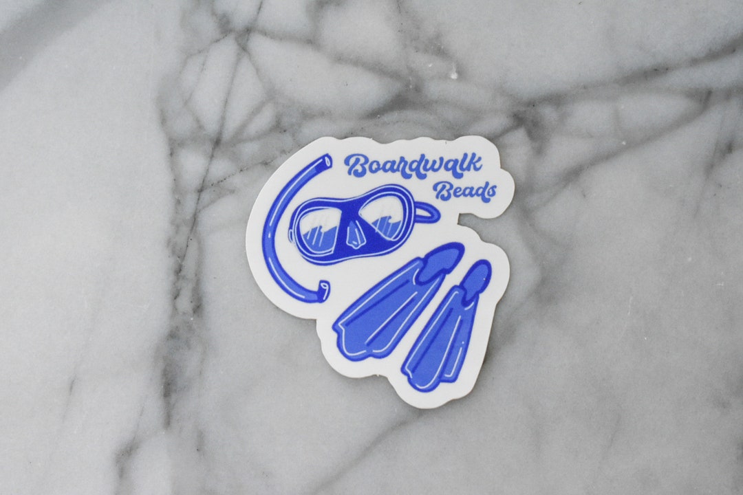 Scuba Dive Waterproof Sticker// Scuba Sticker// Vinyl Sticker / Surf ...