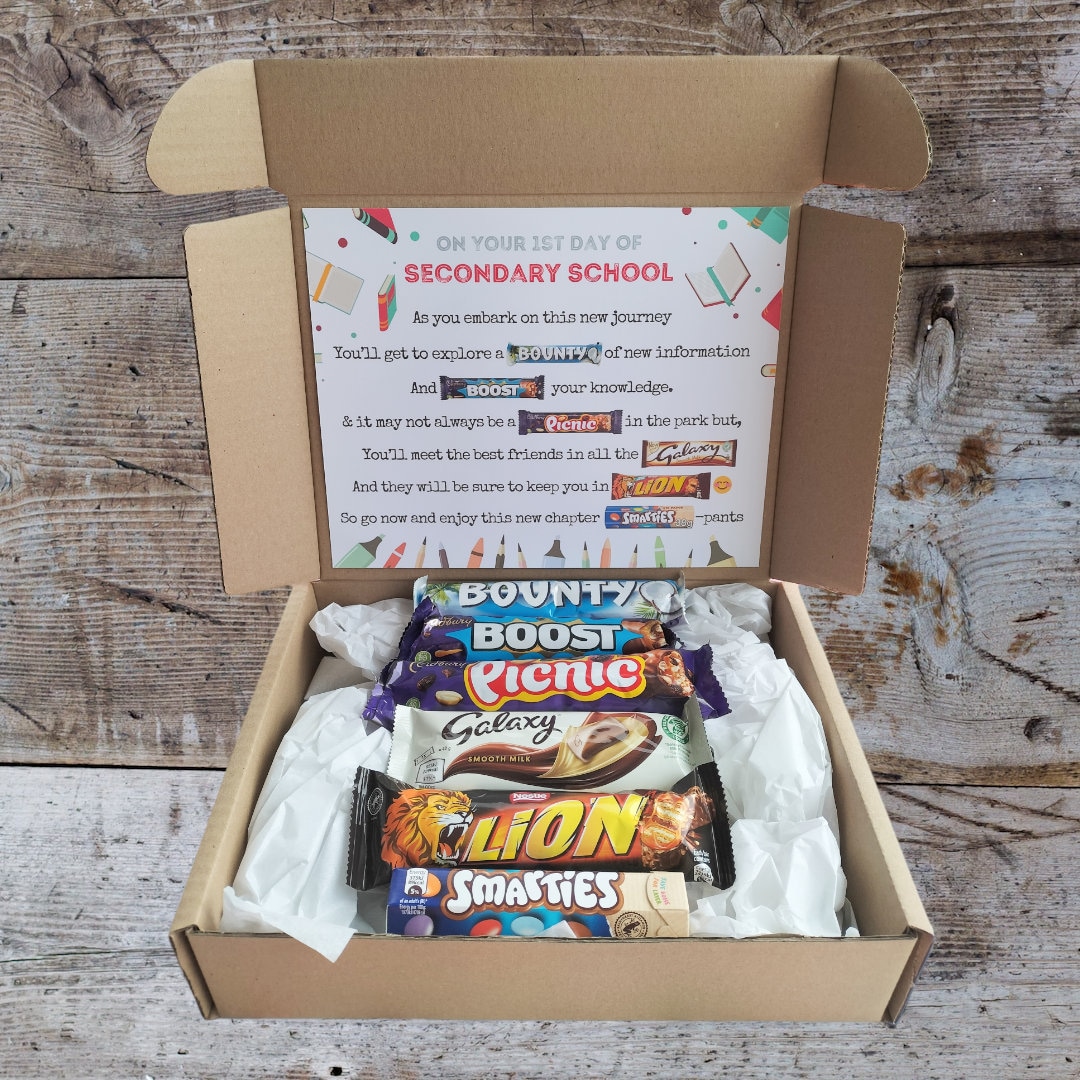 First Day of Secondary School Gift Starting School Gift Personalised ...