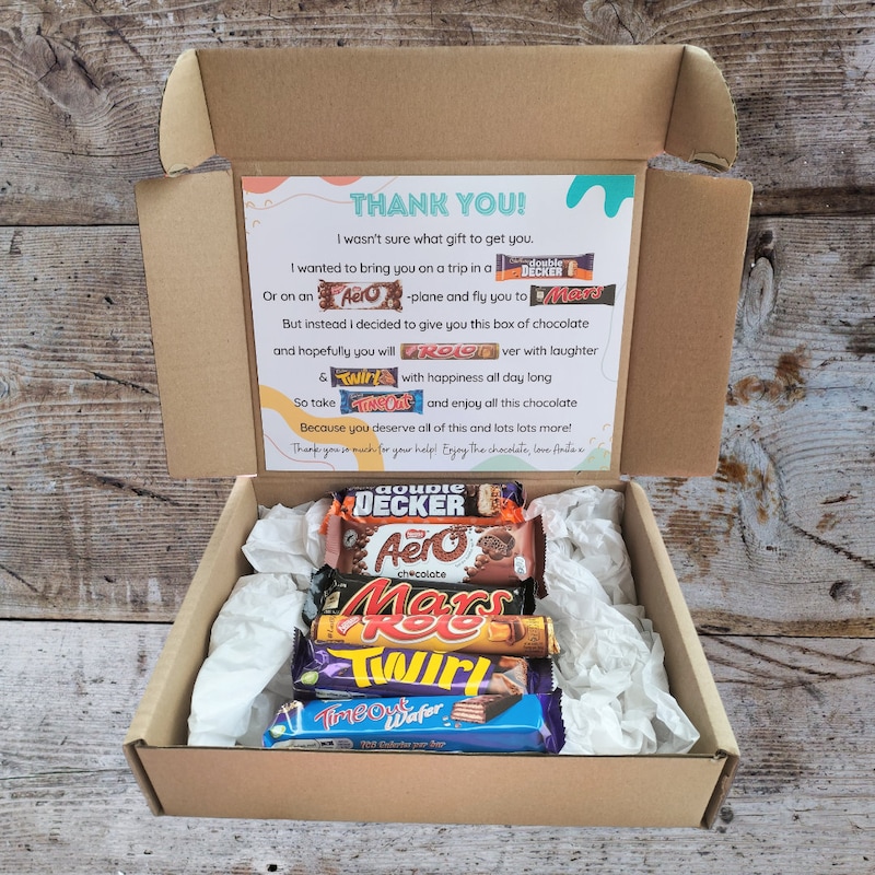 Personalized Thank You Candy Boxes - Etsy