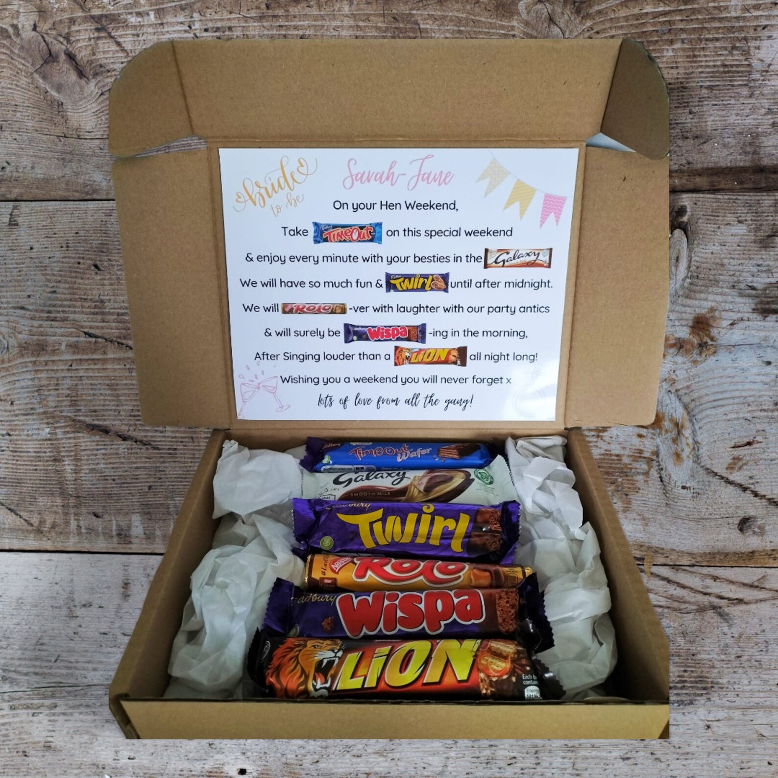 Personalised Hen Party Gift Bride to Be Gift Hen Night Gift Hen Party ...