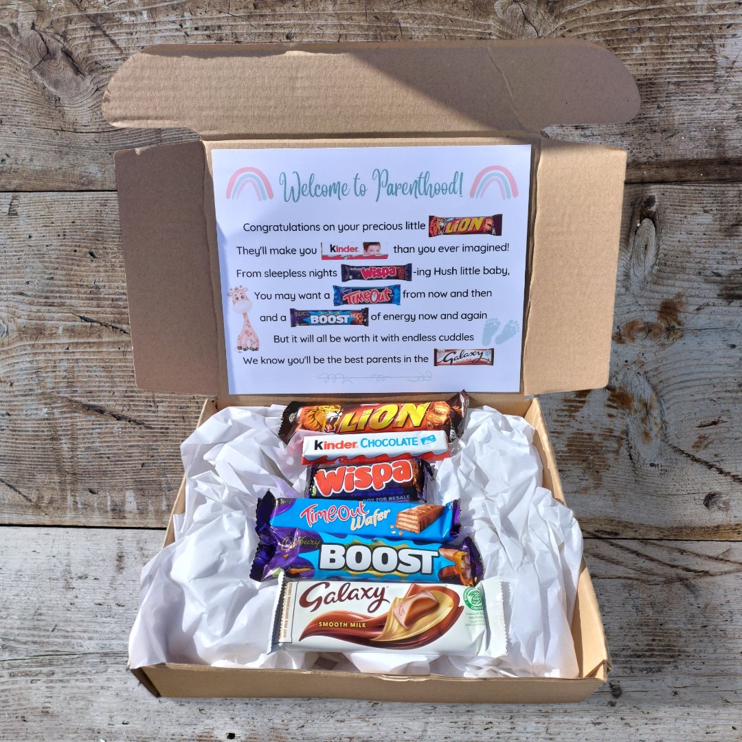 New Parents Gift Chocolate Poem Box Gifts for New Parents New Parent ...