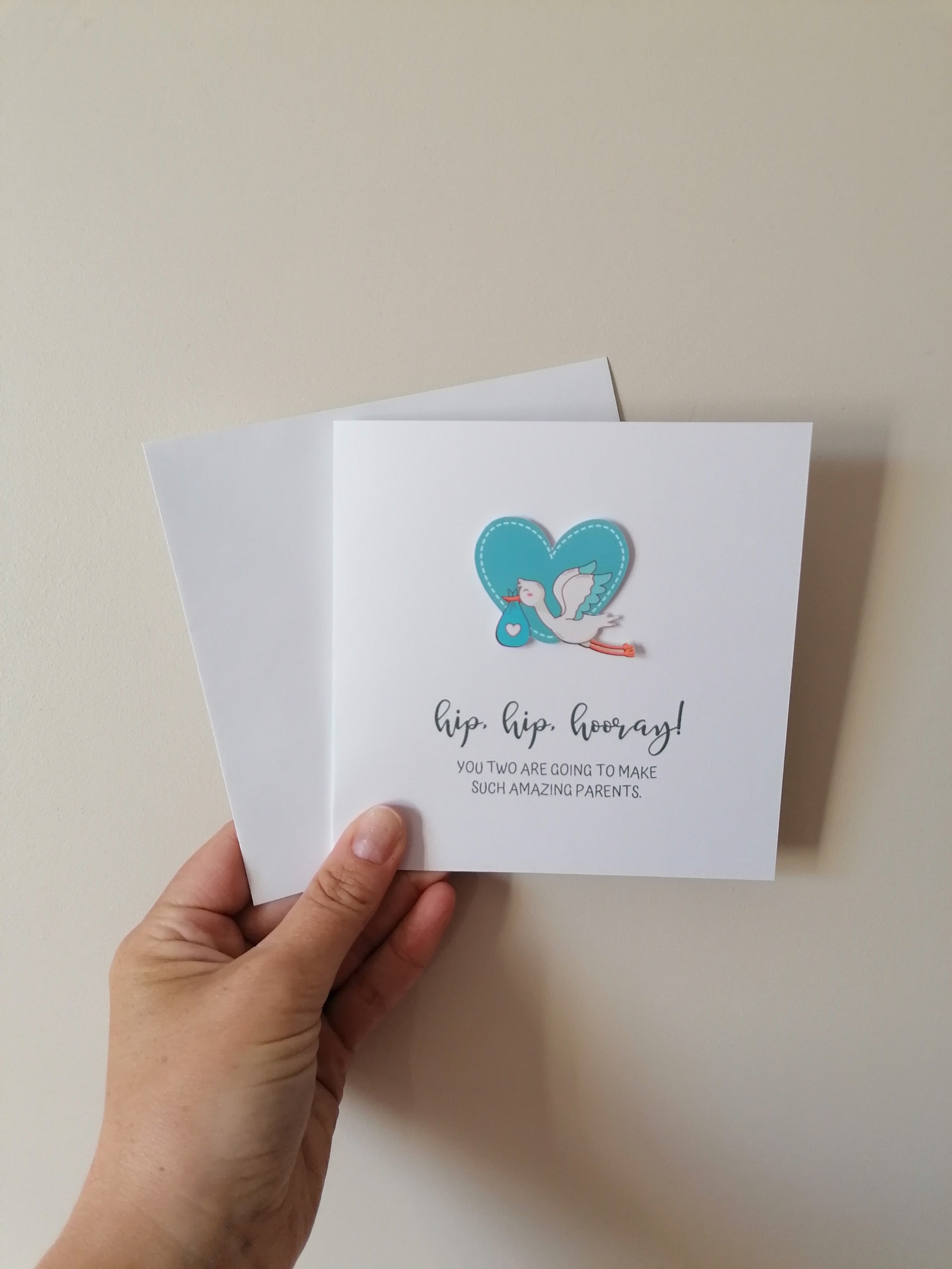 Parents To Be Card Baby Shower Card Expecting Parents | Etsy