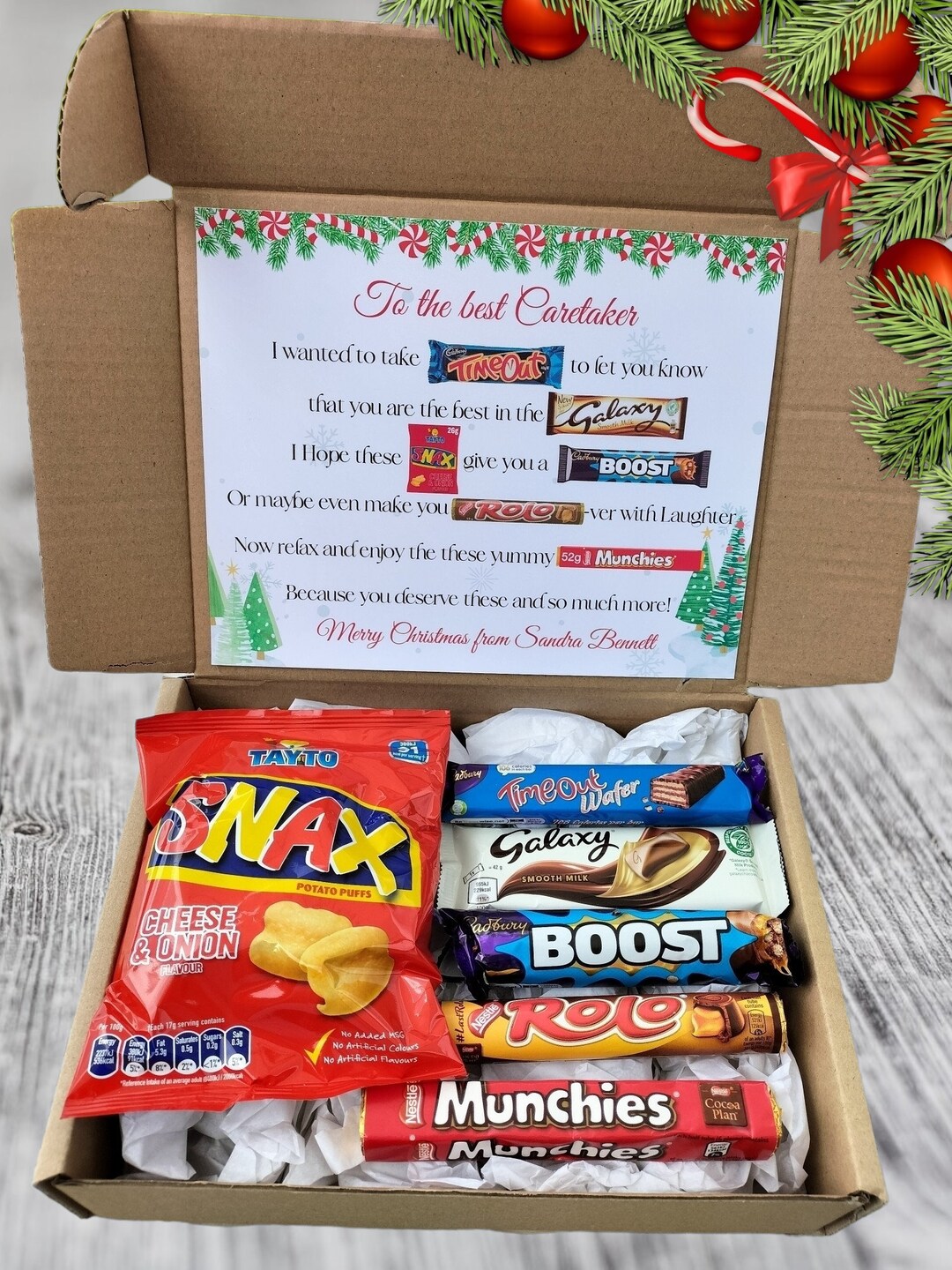 Caretaker Christmas Gift Thank You Caretaker Gifts Care Takers Gift for ...