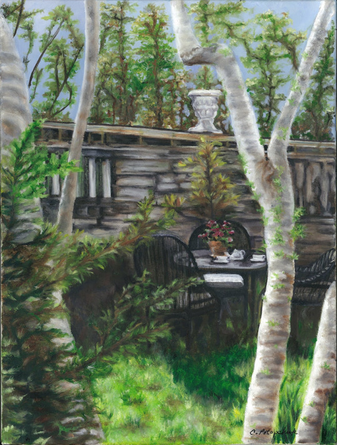 Digital Print- Gardens - Etsy