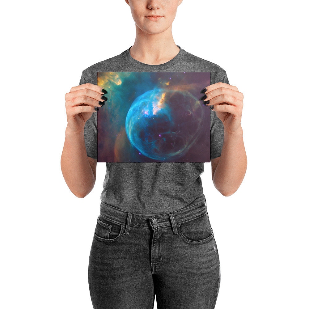 Bubble Nebula Poster - Etsy
