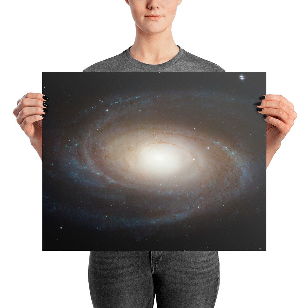 Spiral Galaxy M81 Hubble Image Art Poster Print - Etsy
