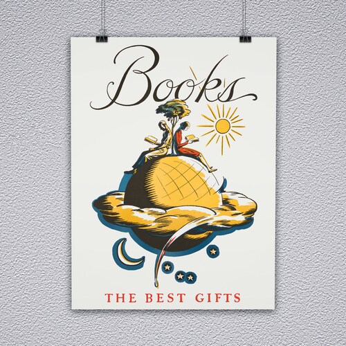 March Reads Poster Library Poster Book Gifts Literary | Etsy