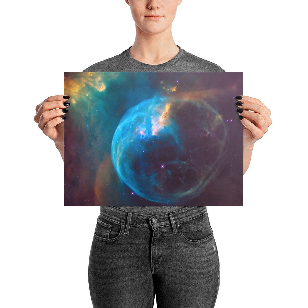 Bubble Nebula Poster - Etsy