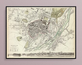 Germany 1860, German History Art, Germany Vintage Map, German History ...