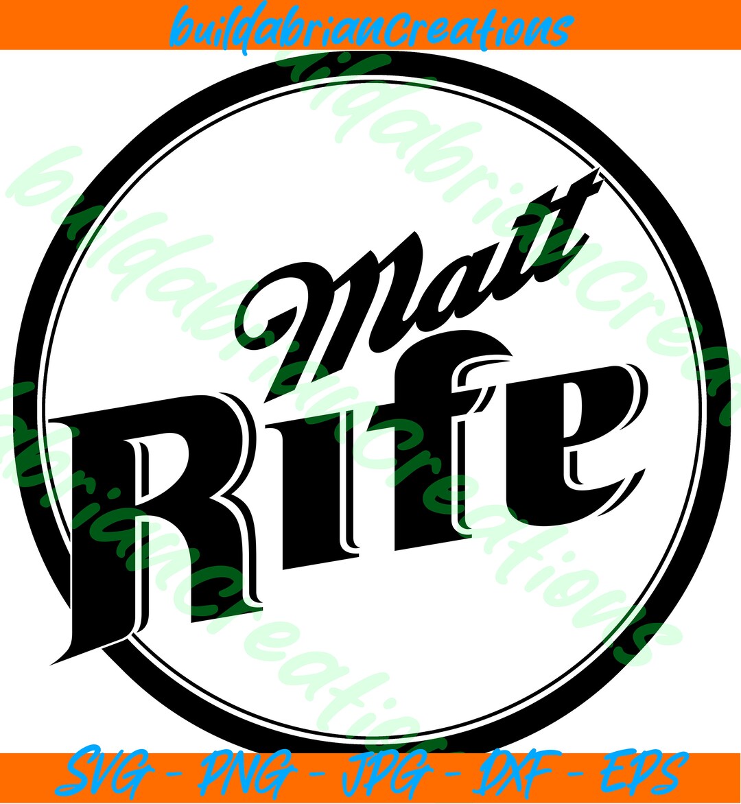 Matt Rife Beer Logo Bundle - SVG JPG PNG Dxf Eps - Etsy