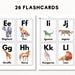ABC Animals Flash Cards Printables: Fun Alphabet Games, Educational PDF ...