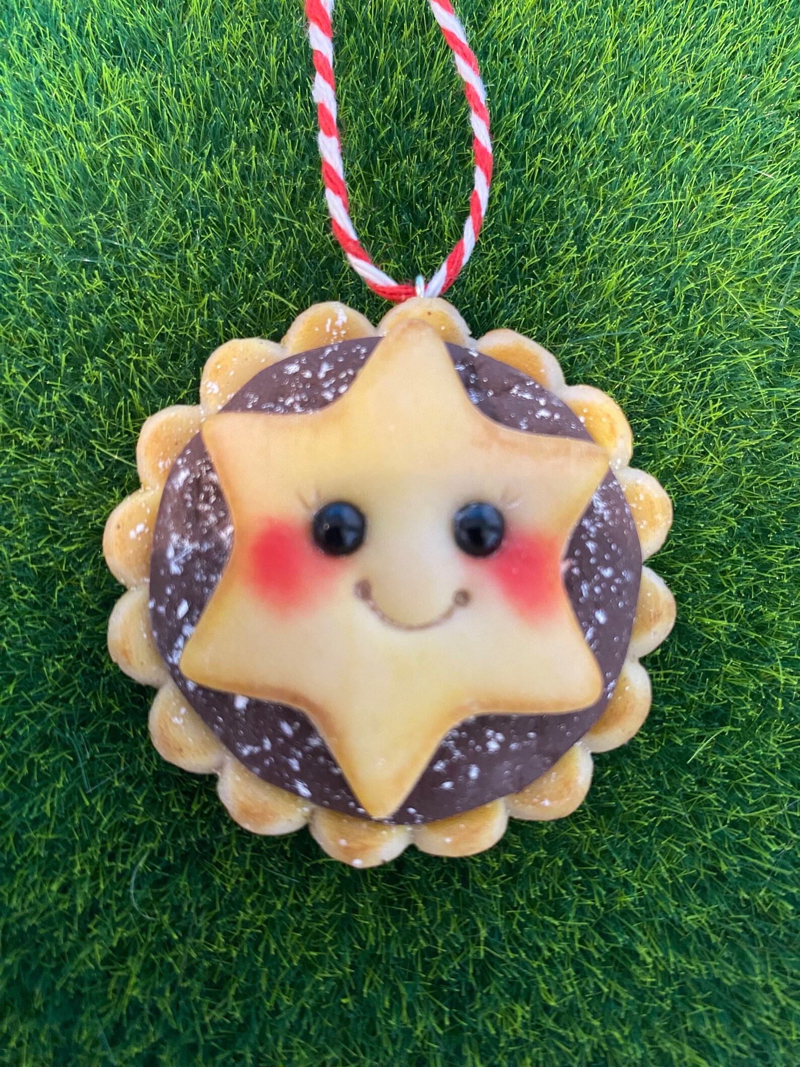 Mince Pie Christmas Tree Decoration, Polymer Clay Food Ornament Gift - Etsy