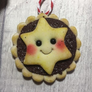 Mince Pie, Christmas Tree Food Decoration, Ornament, Polymer Clay ...