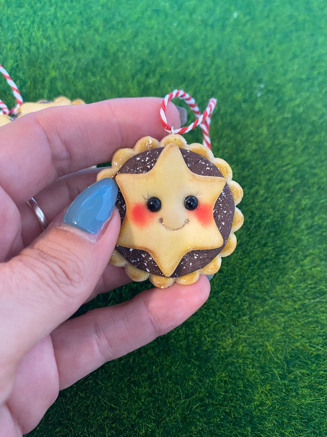 Mince Pie Christmas Tree Decoration, Polymer Clay Food Ornament Gift - Etsy