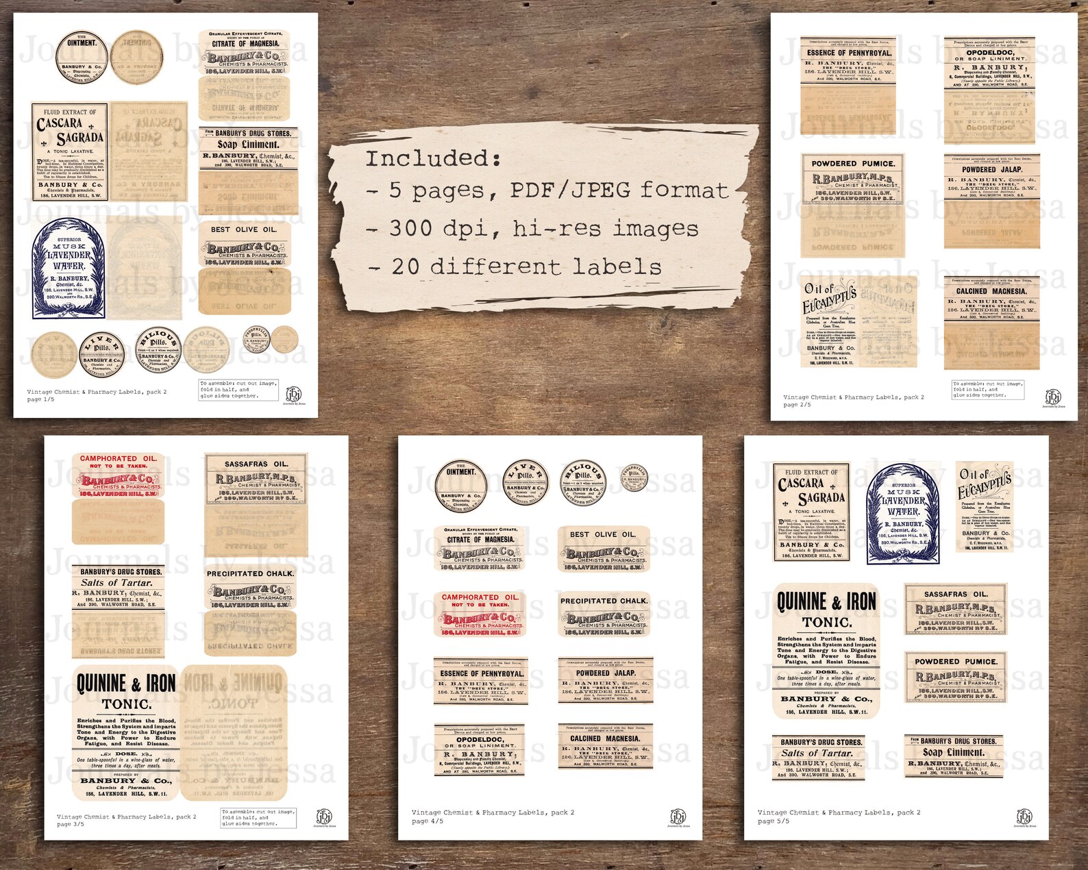 Vintage Chemist & Pharmacy Labels Digital Download - Etsy