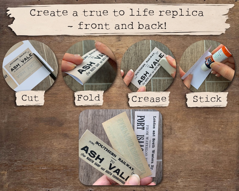 Vintage Train Luggage Labels Pack 1 Digital Download - Etsy UK