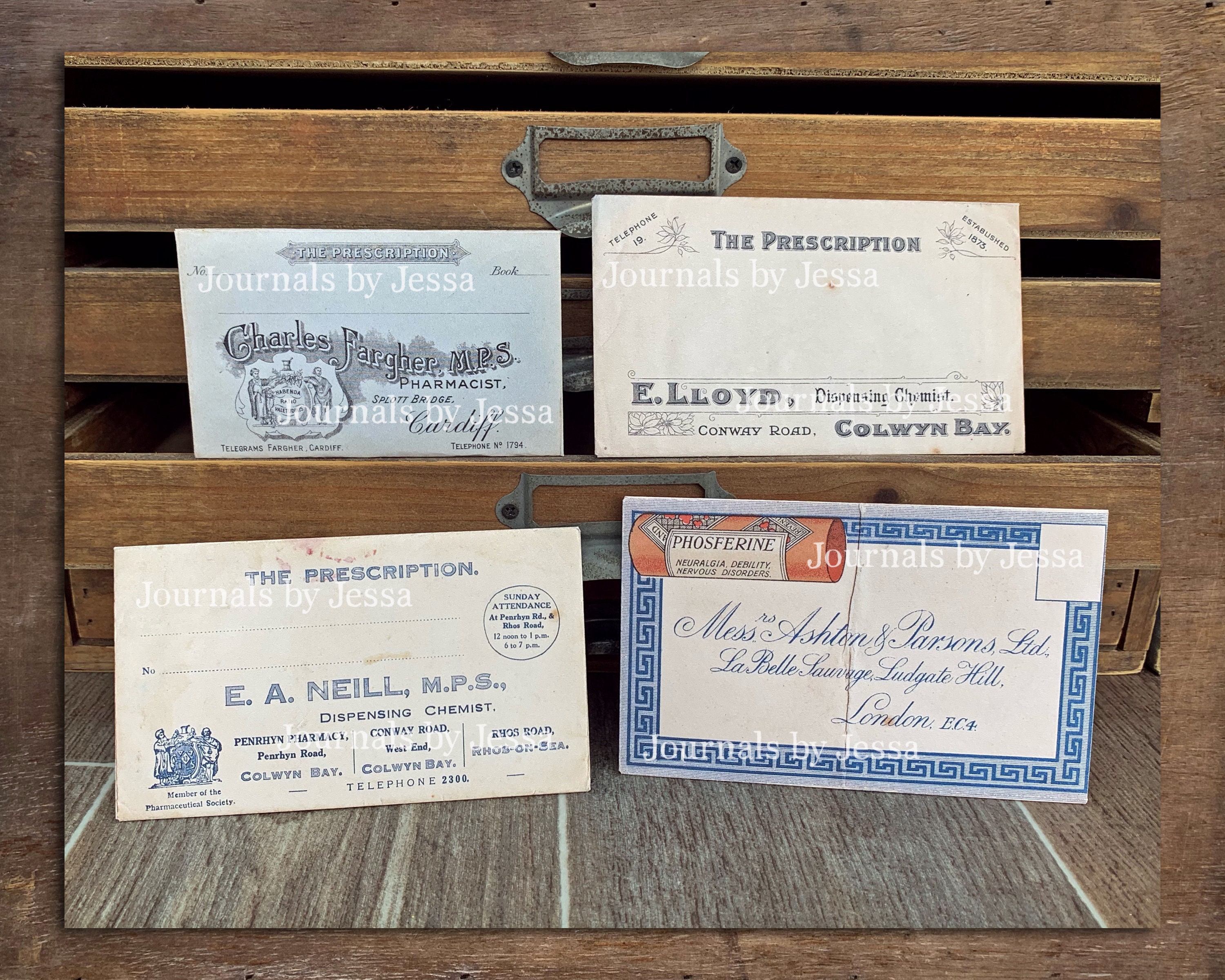 Pharmacy Prescription Envelopes Digital Download Printables - Etsy