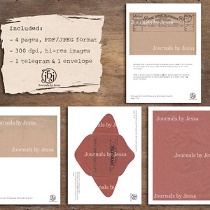 Vintage British Telegram & Envelope | Digital Download Printable - Etsy