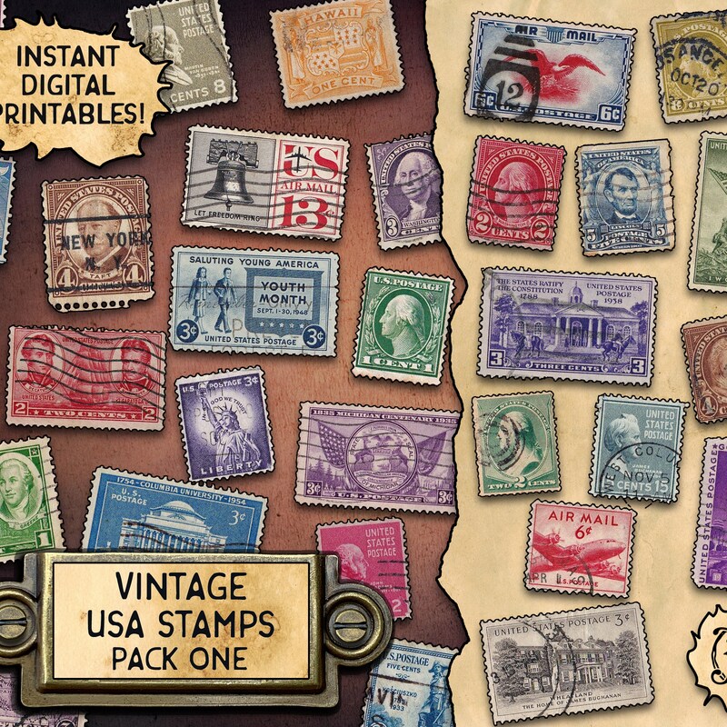 Antique Document Stamps - Etsy