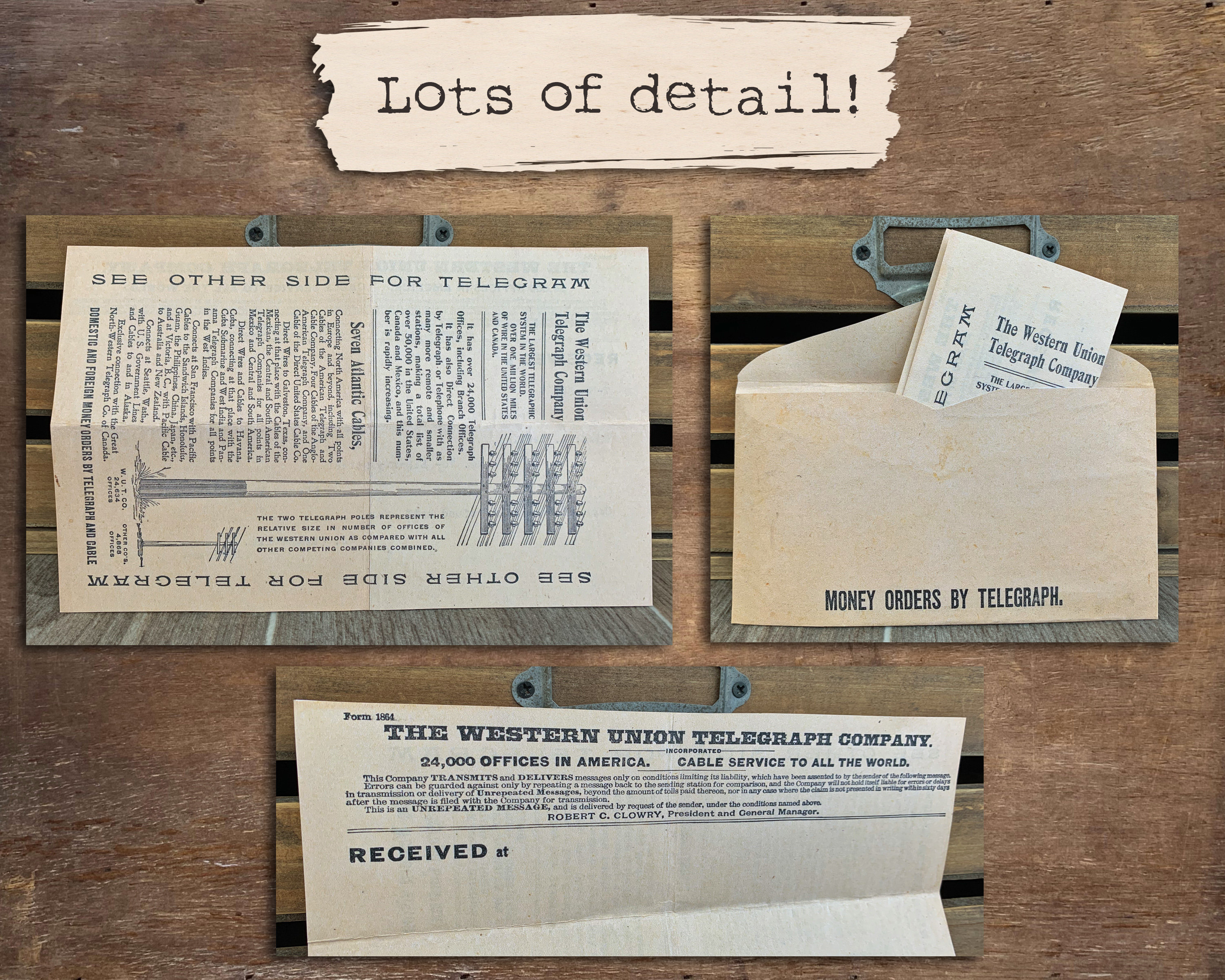 Vintage Telegram & Envelope Digital Download Printable - Etsy Singapore