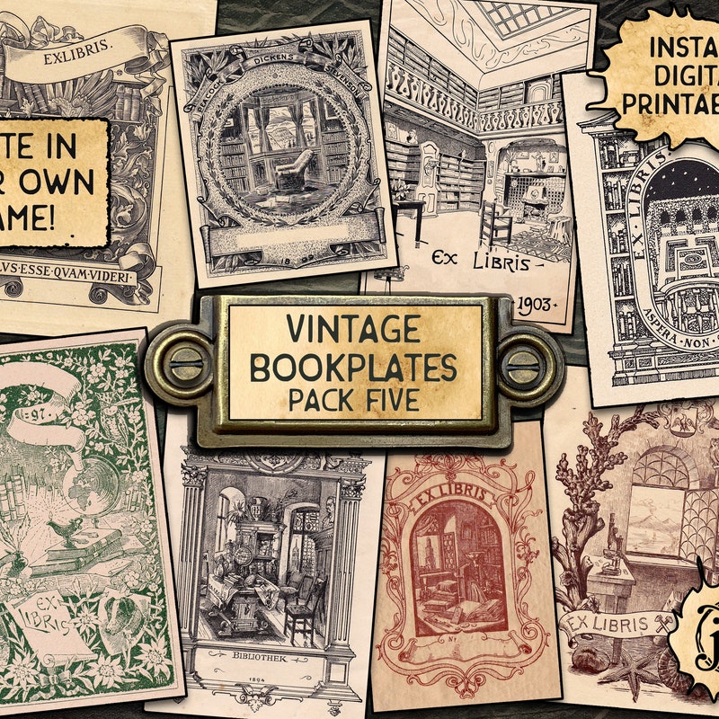 Bookplates - Etsy