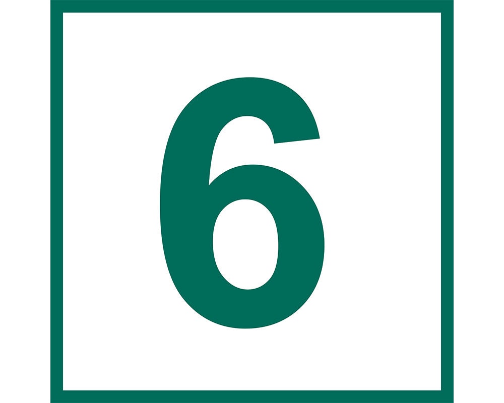 Bill Russell Retired Number Sticker Boston 6 - Etsy