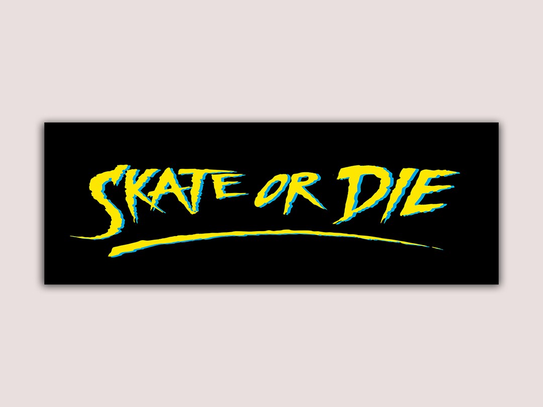 Skate or Die Sticker Nintendo - Etsy