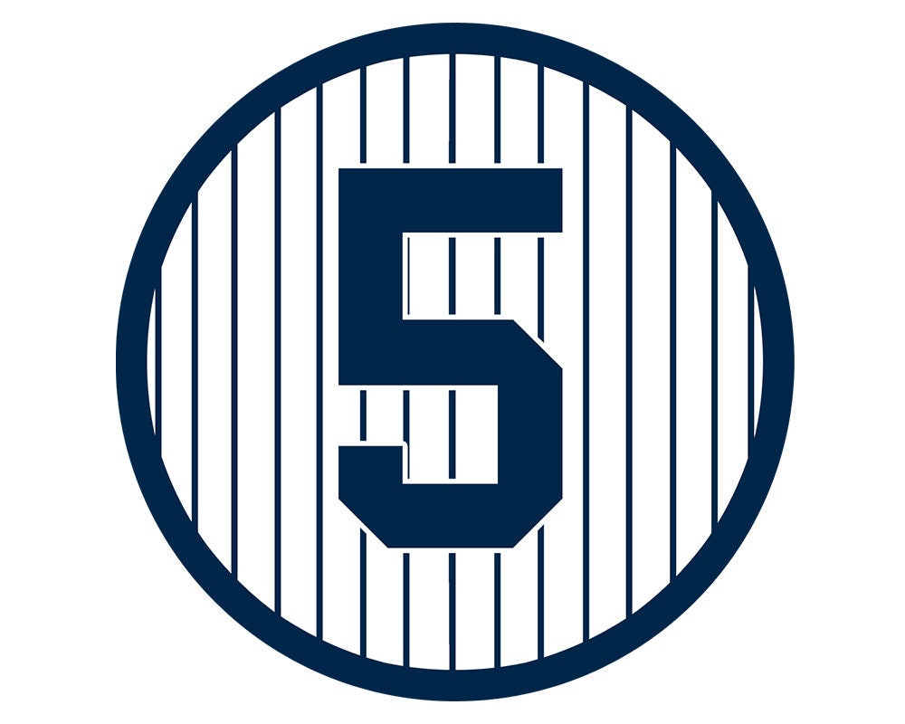 Joe Dimaggio Retired Number Sticker New York 5 - Etsy