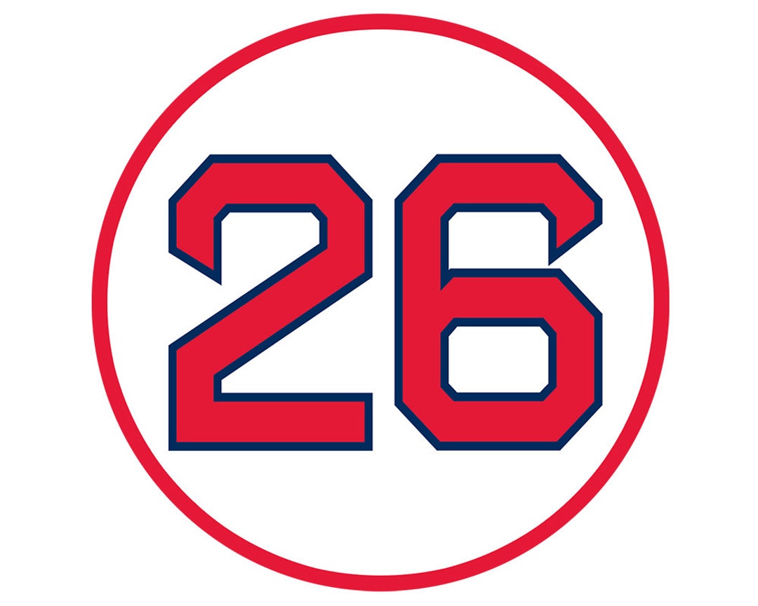 Wade Boggs Retired Number Sticker Boston 26 - Etsy