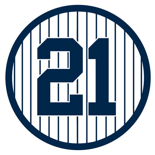 Yankee Retired Numbers Svg - Etsy