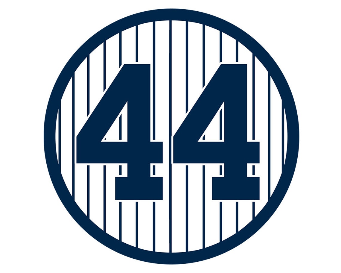 Reggie Jackson Retired Number Sticker New York Yankees 44 | Etsy