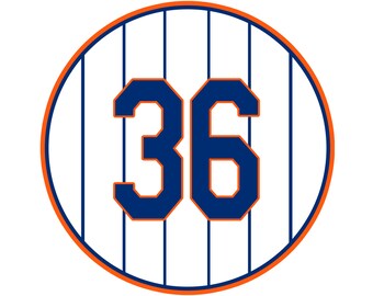 Mets Retired Number - Etsy