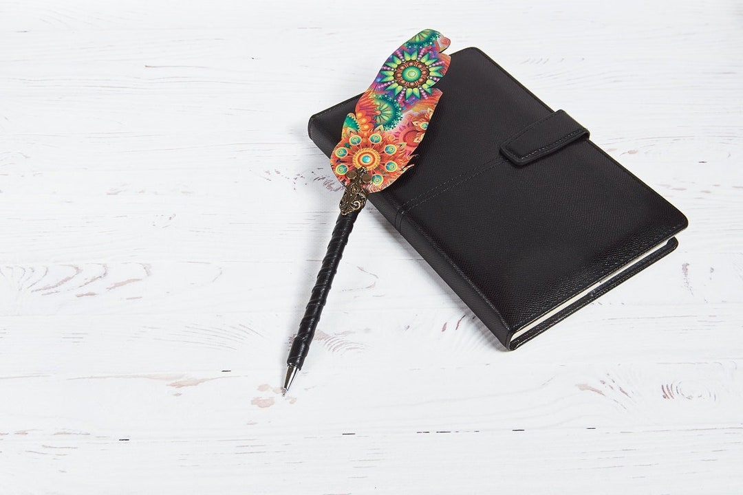 Unique Colorful Feather Pen, Yoga Teacher Pen Gift for Birthday ...