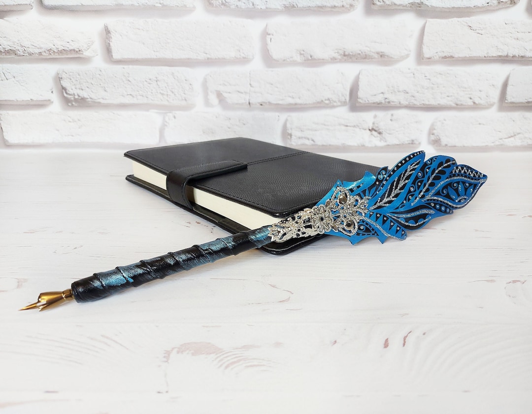 Fountain Fantasy Pen, Сalligraphy Quill Pen, Halloween Daughter Gift ...