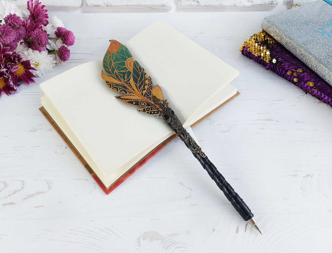 Gold Unique Ballpoint Pen for Women Gift, Valentine's Day Girlfriend ...
