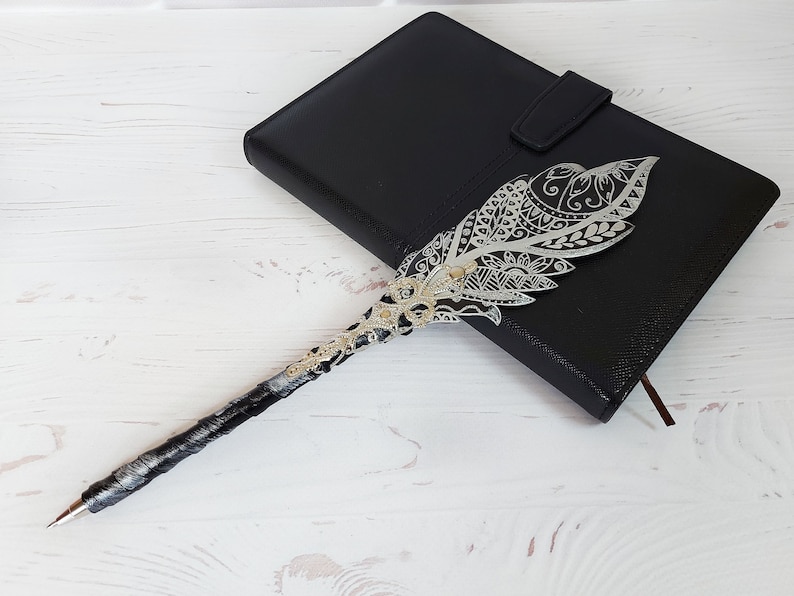 Fountain Journal Pen Fantasy Quill Gothic Pen Valentines - Etsy