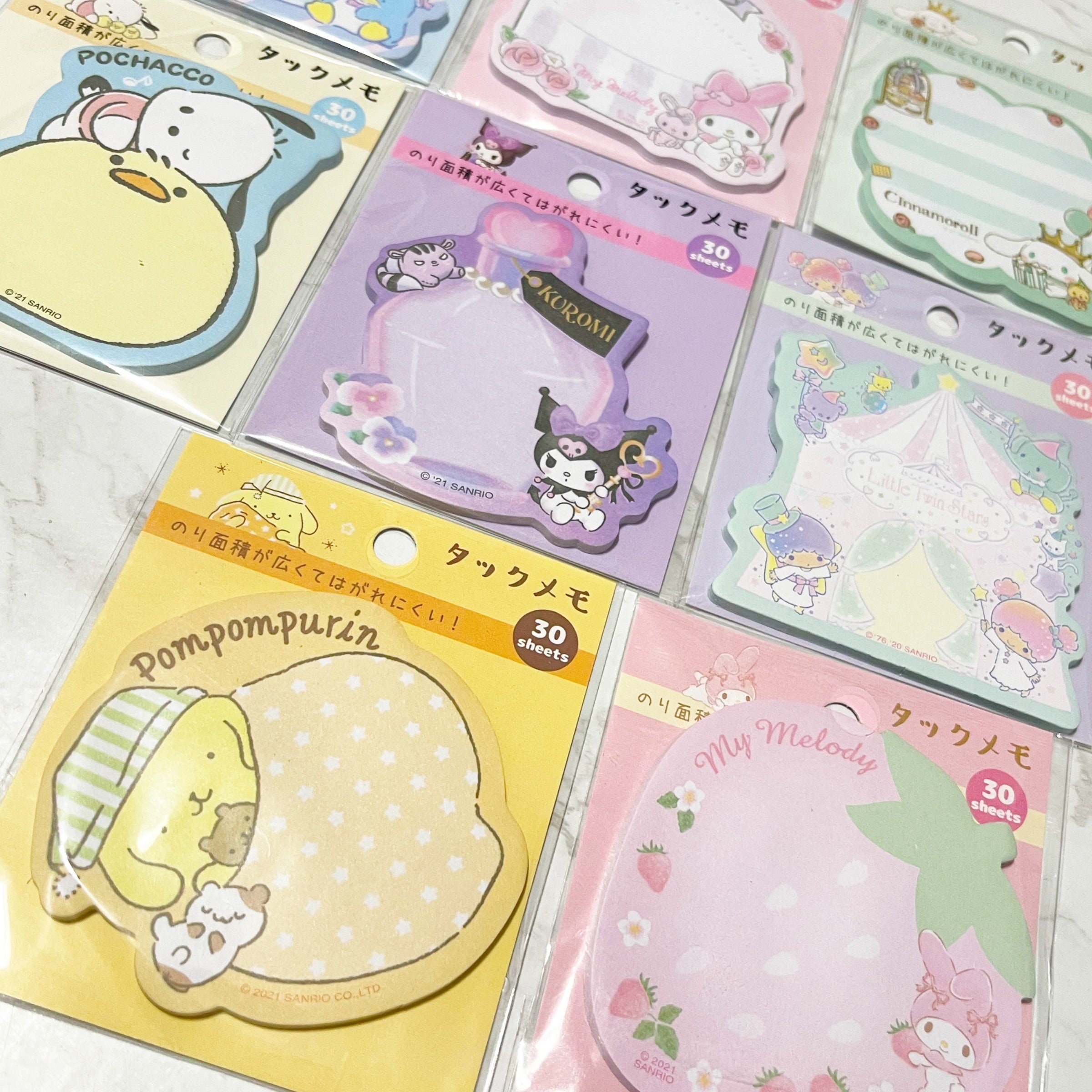 Shaped Sanrio Sticky Notes - Etsy