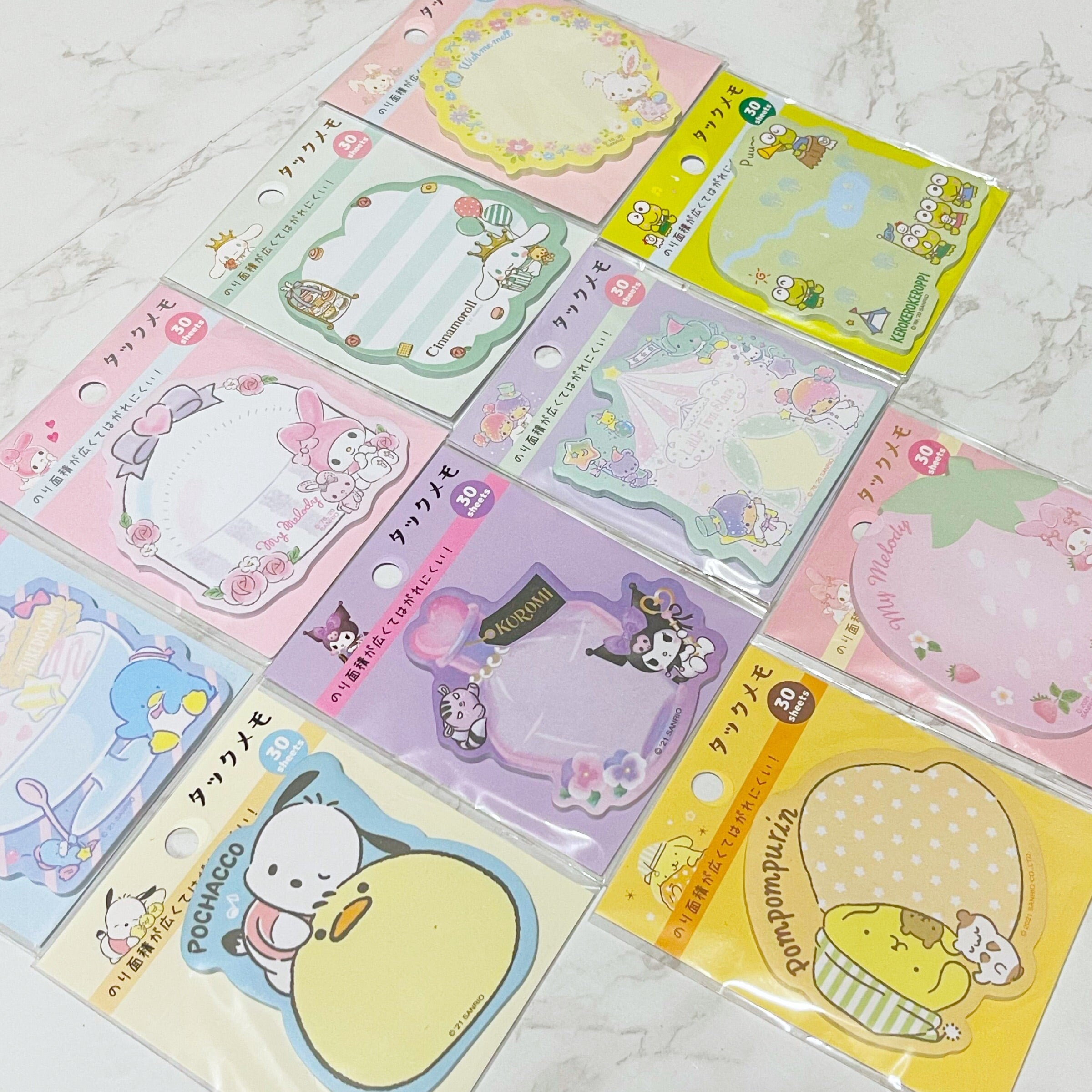 Shaped Sanrio Sticky Notes - Etsy