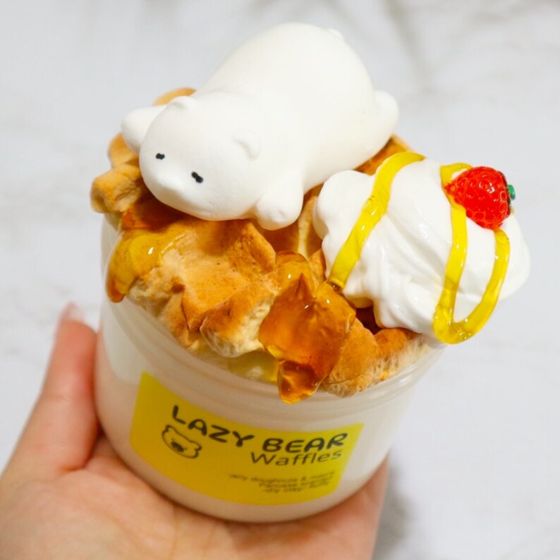 Lazy Bear Waffles Diy Clay Slime - Etsy