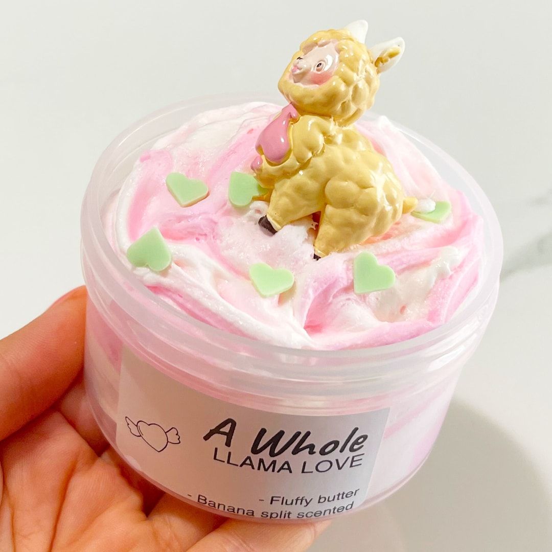 A Whole Llama Love Snow Butter Slime - Etsy