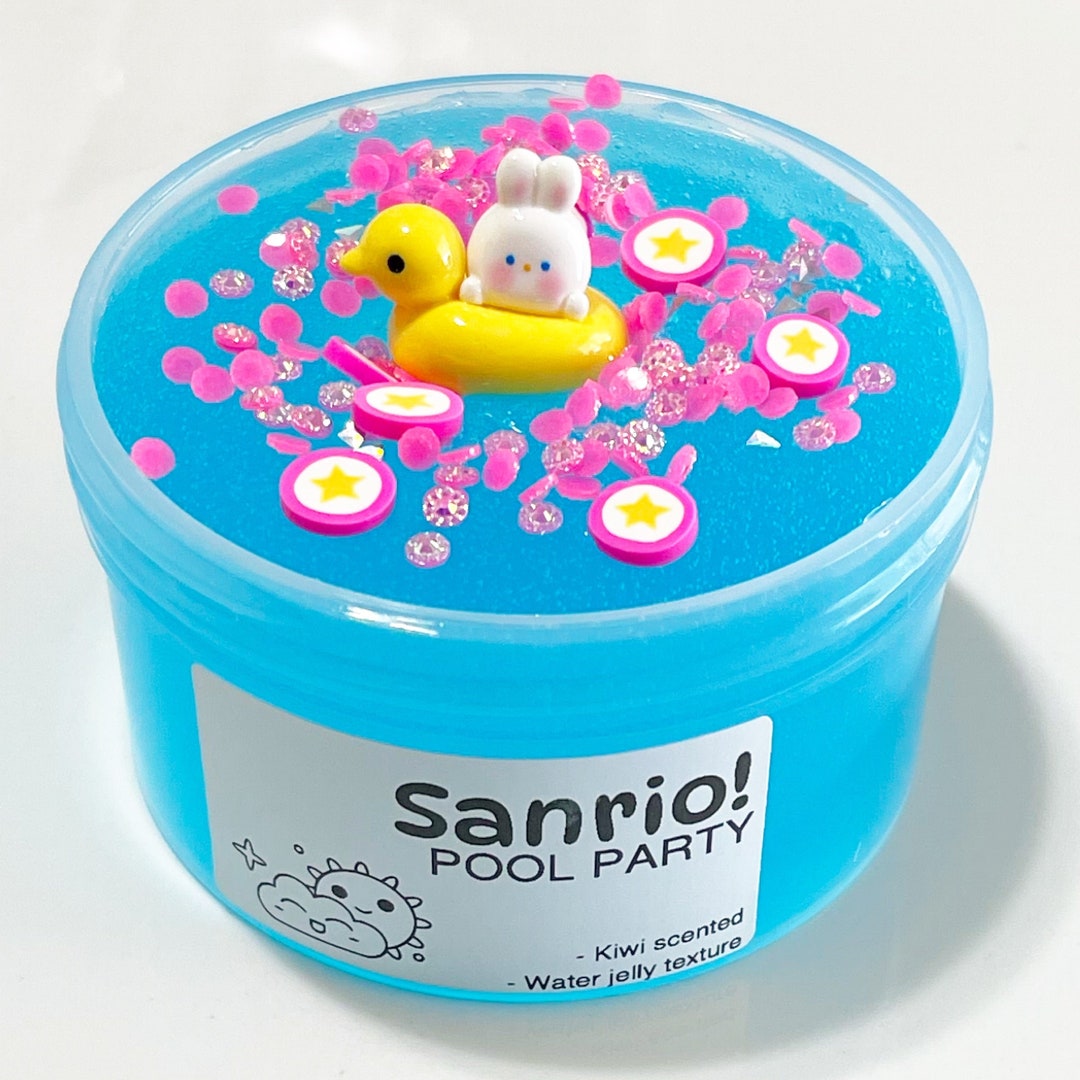Sanrio Pool Party Water Jelly Slime - Etsy
