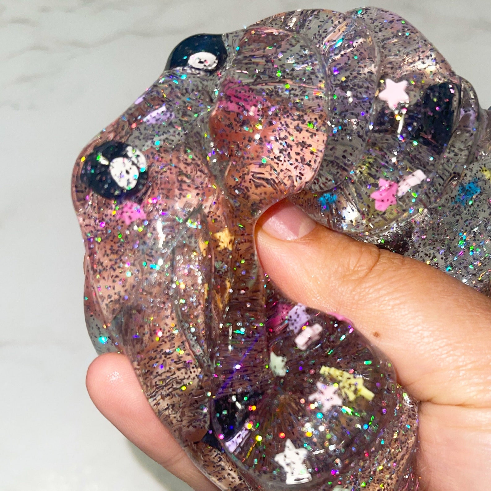 Soot Dust Thick Clear Slime - Etsy