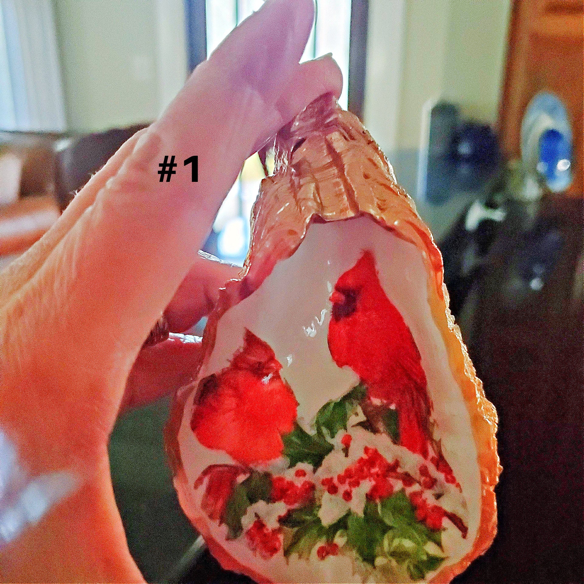 Bird Oyster Shells Cardinals Doves Decoupaged Oyster Shell - Etsy