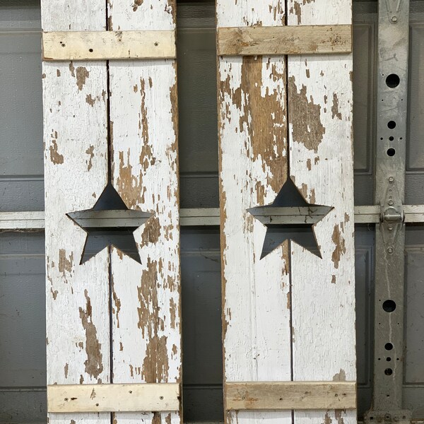 Primitive Star Shutters - Etsy