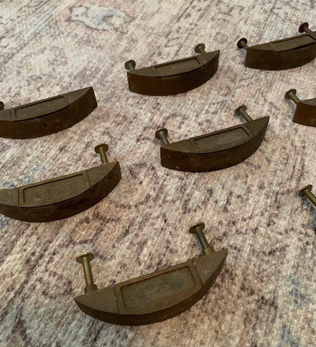 Vintage Apothecary Cup Pulls Hardware Set of 8 2.5 Inch Center - Etsy