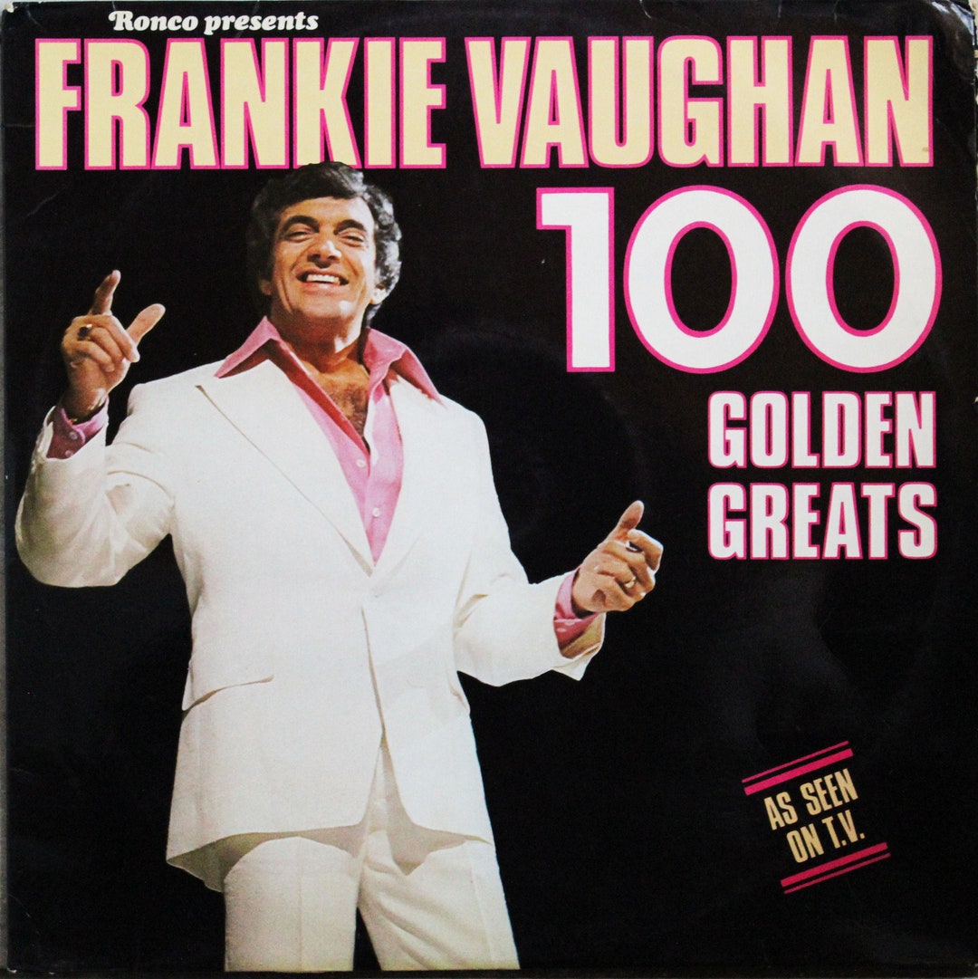 Ronco Presents Frankie Vaughan,100 Golden Greats, Double Album Gatefold ...