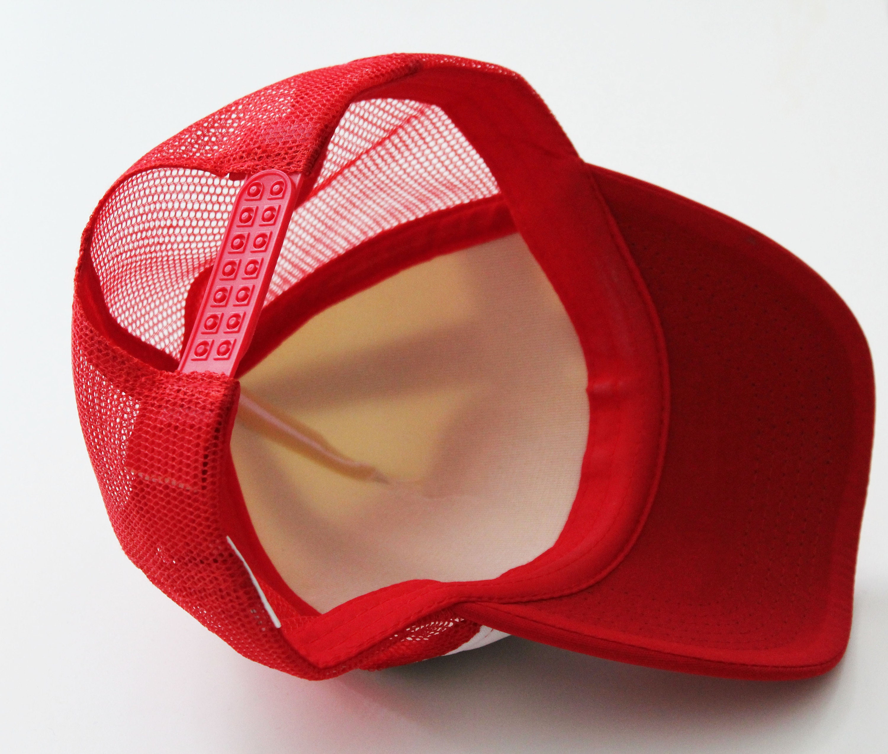 Vintage Red & White Baseball Cap/afro Motif/ One-size - Etsy UK